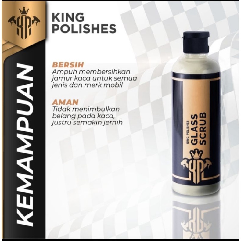 Jual King Polishes Glass Scrub Pembersih Jamur Kerak Air Kaca | Shopee ...