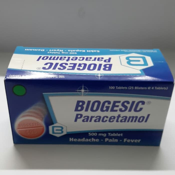 Jual BIOGESIC (1box isi 25 blister @4 tablet ) | Shopee Indonesia