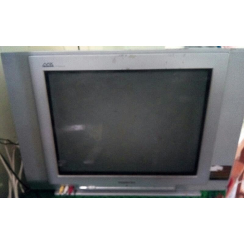 Jual TV TABUNG POLYTRON SECOND LAYAR DATAR 21 inc | Shopee Indonesia