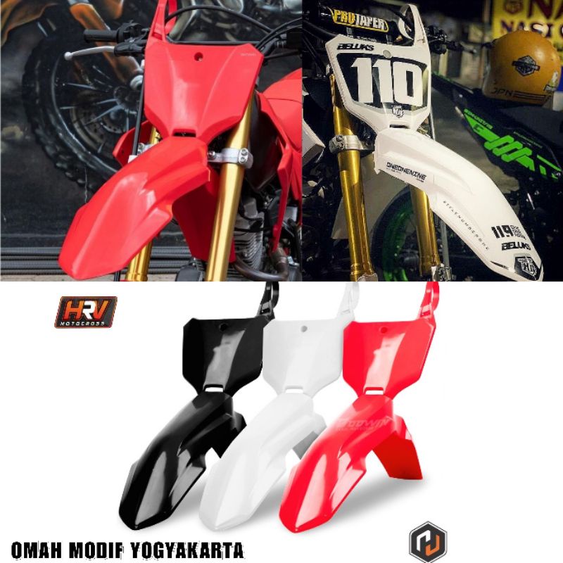 Jual Spakbor Depan Model CRF 450 R Papan Plat Nomor Slebor depan PNP CRF 150 L 450R KLX BF DT WR ...