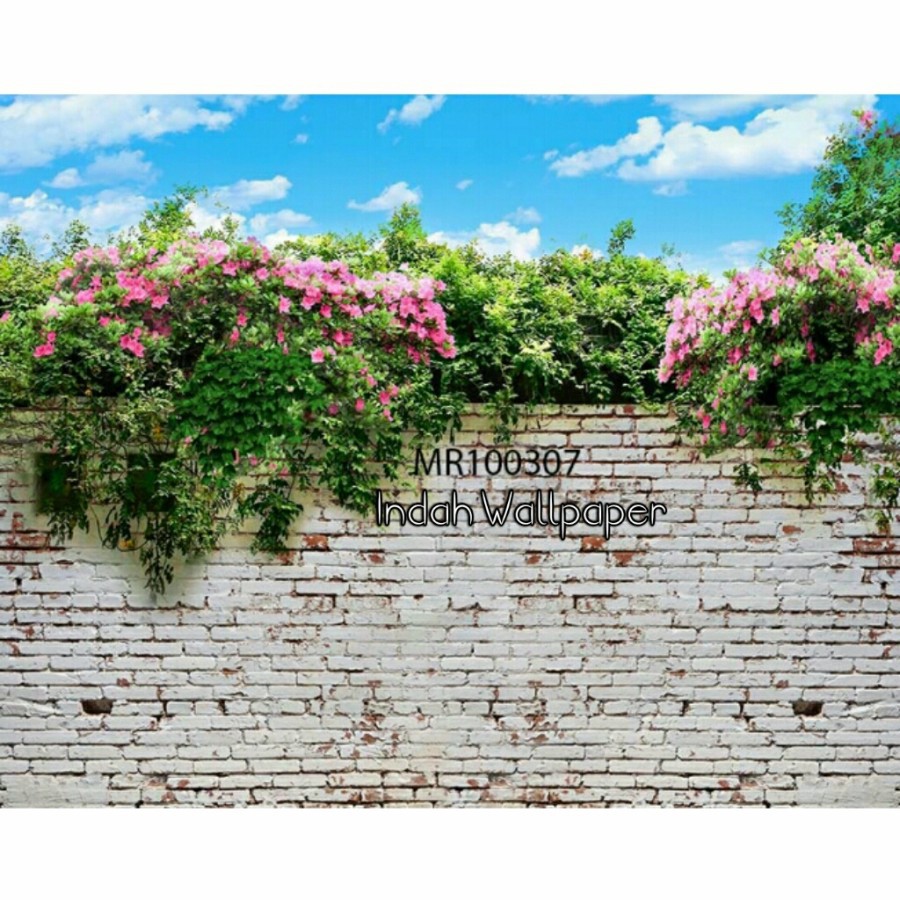 Jual Photowall Mural 3D Wallpaper Dinding Mural Visual Taman Bunga ...
