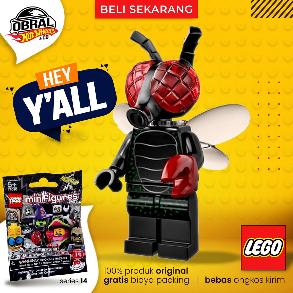 Jual Lego Minifigures series 14 - Fly Monster | Shopee Indonesia
