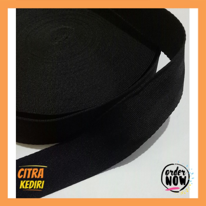 Jual Tali Webbing hitam tas kerajinan tangan aksesoris souvenir bagus ...