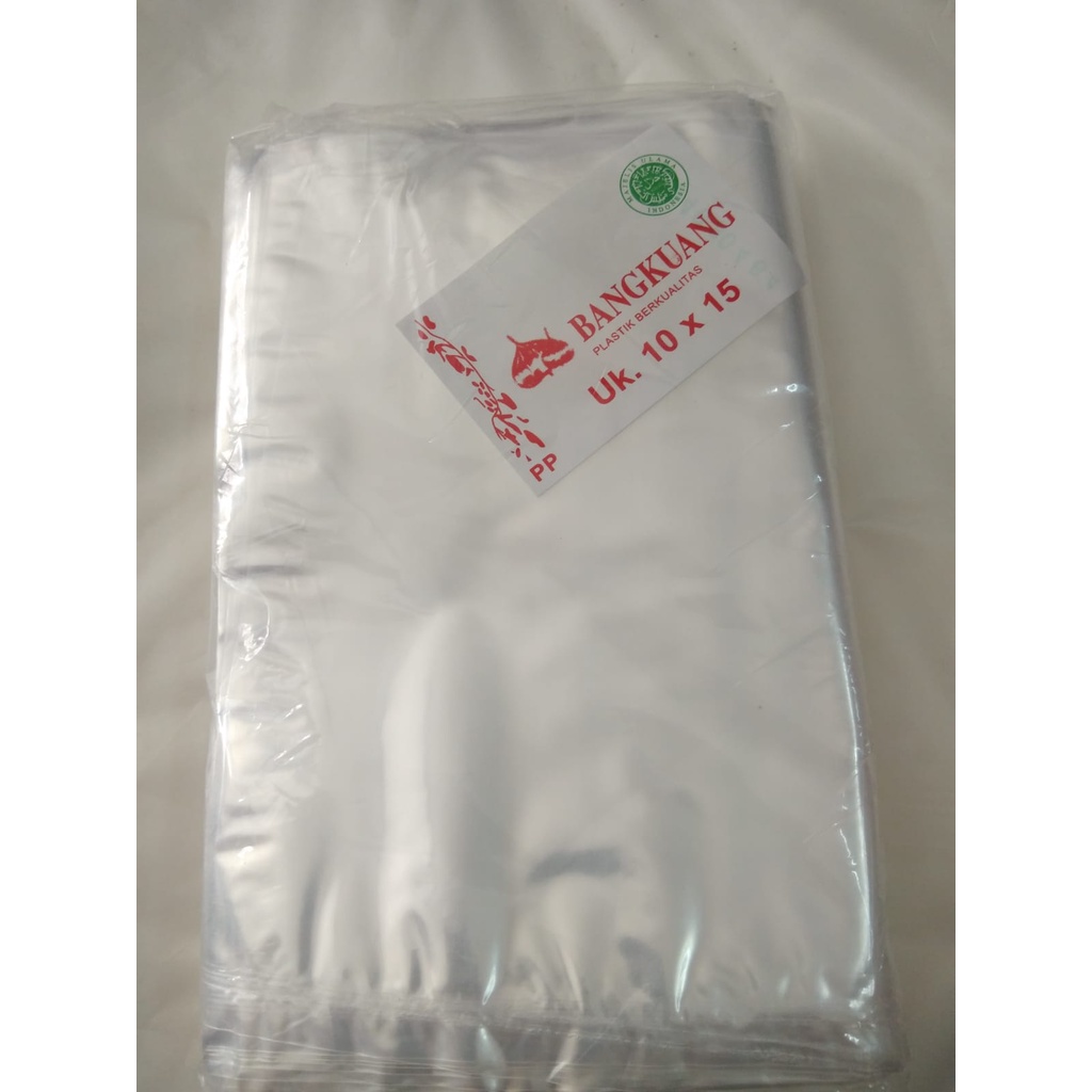 Jual Plastik PP Bangkuang Sedang (10x15 cm s/d 15x30 cm) | Shopee Indonesia