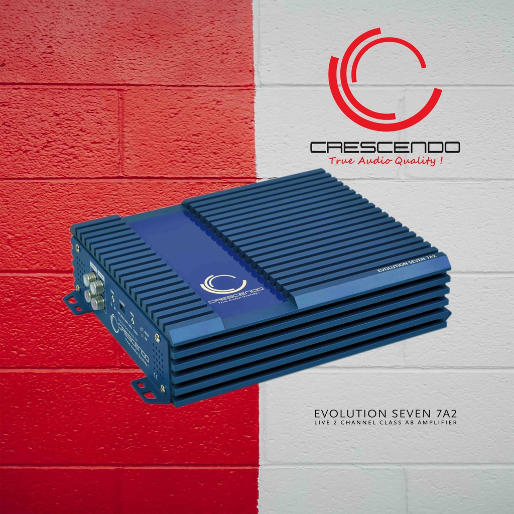 Jual Crescendo Evolution 7A2 Power Amplifier 2-Channel 2x125Watt ...