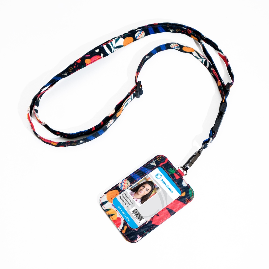 Jual Gantugan ID Card Holder Kantor Name Tag Lanyard Pria Wanita ...
