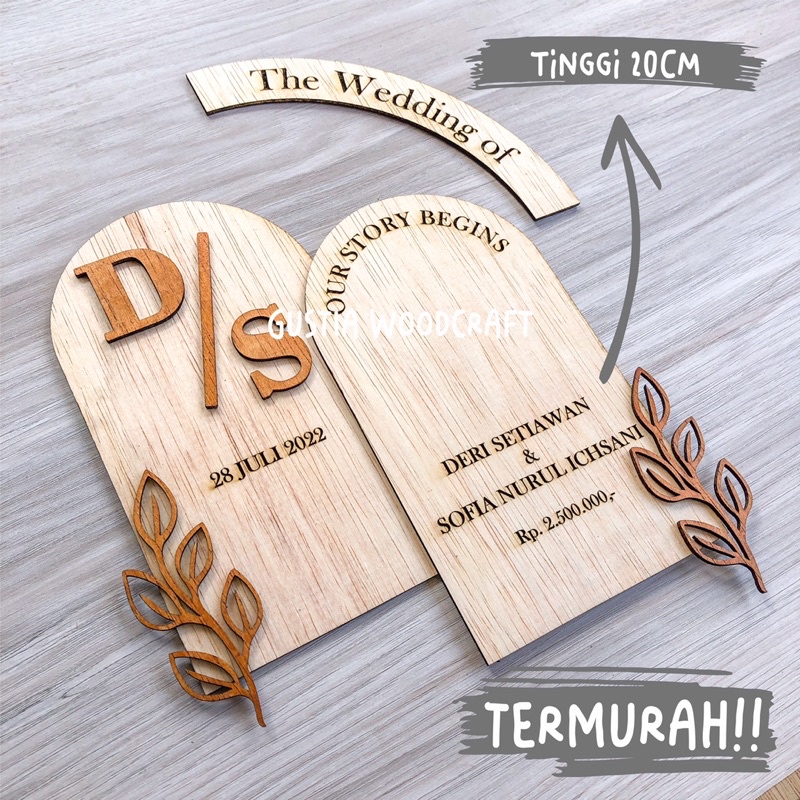 Jual Laser Cut Grafir mahar set | Dekorasi ornamen mahar | Scrapbook ...