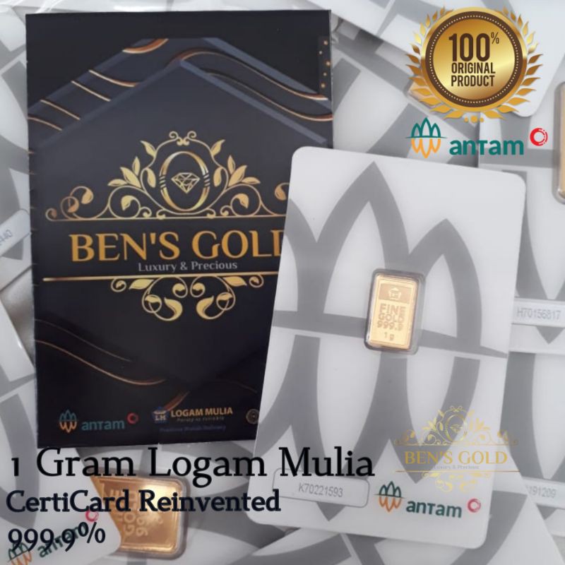 Jual ANTAM 1Gram CertiEye CertiCard Red Mark 2023 Logam Mulia | Shopee ...