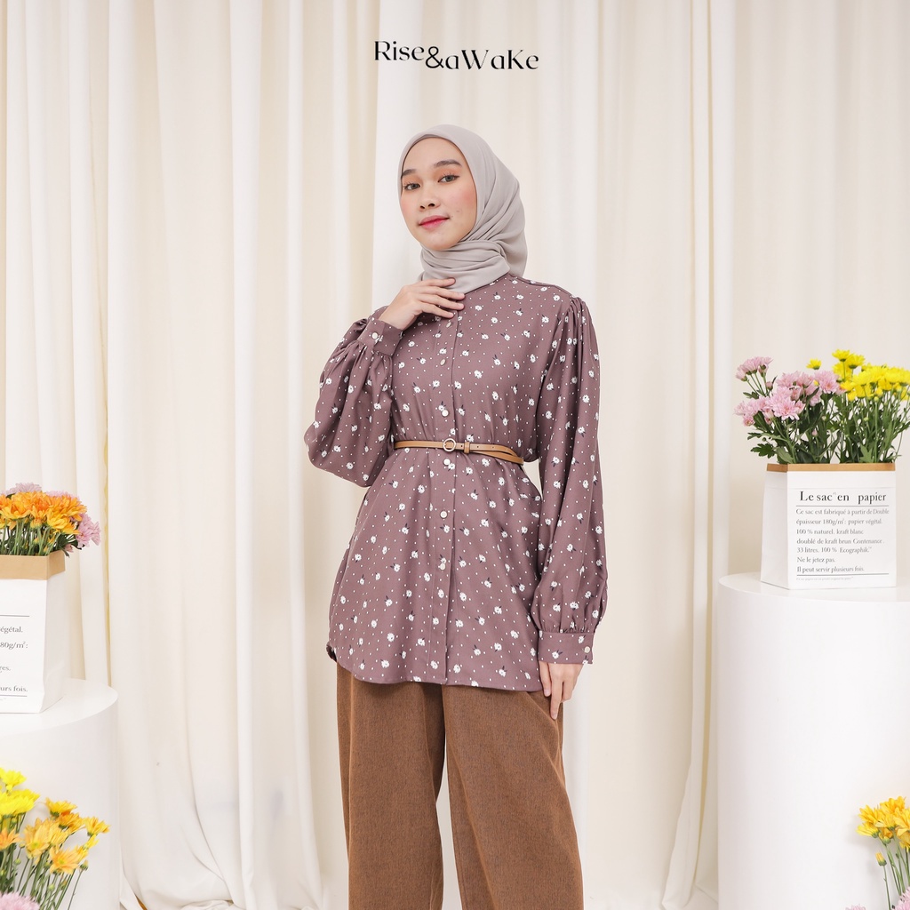 Jual Rise&Awake Sajaa Basic - Mauve | Shopee Indonesia