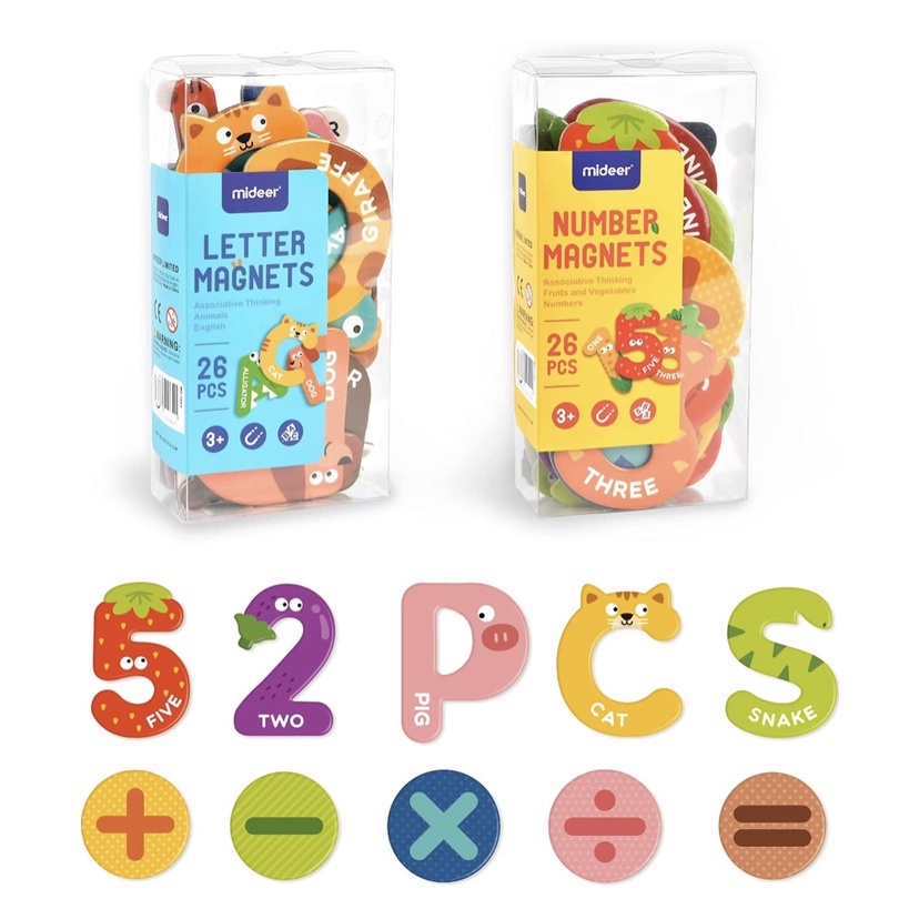 Jual Mideer Letter Number Magnet | Shopee Indonesia