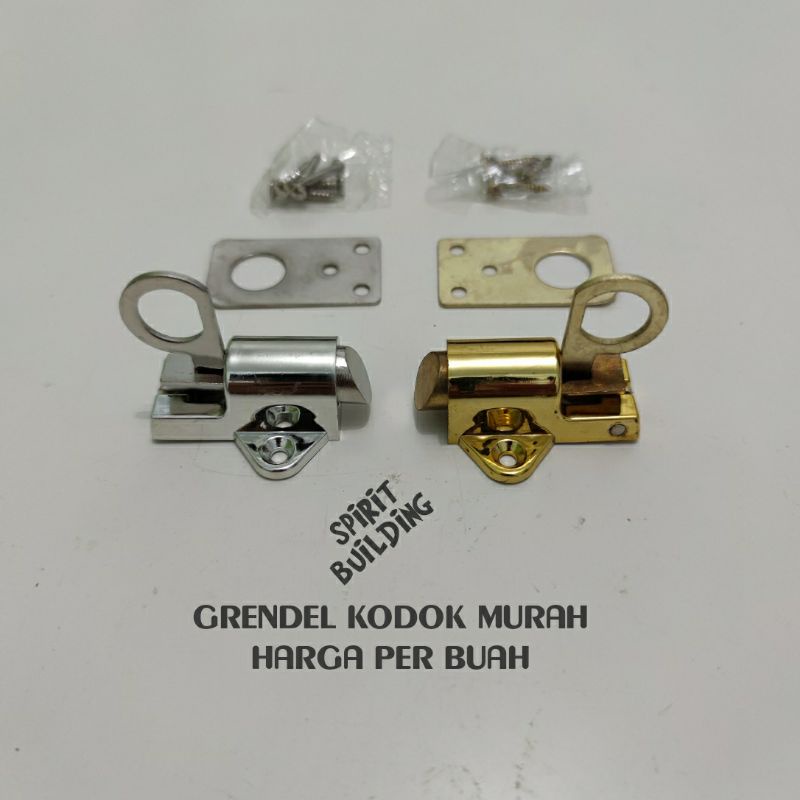 Jual GRENDEL KODOK MURAH 2" ( 5 CM) GRENDEL JENDELA WINDOW LATCH NIKEL ...