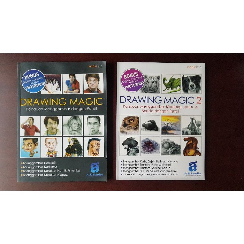 Jual Buku Panduan Menggambar Drawing Magic 1 & 2 | Shopee Indonesia