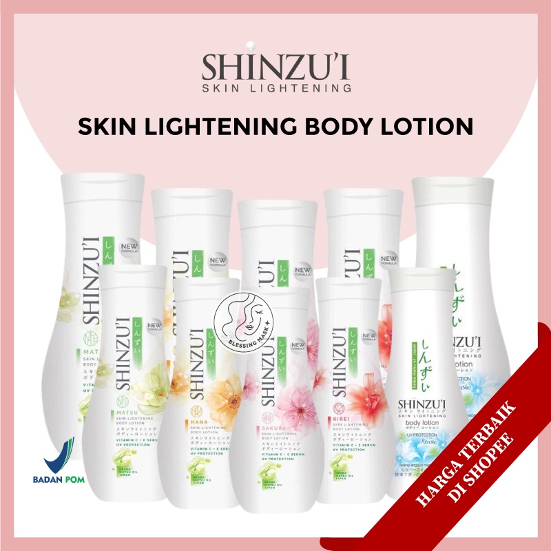 Jual Shinzu'i Skin Lightening Body Lotion - 100ml | 200ml | Shinzui ...