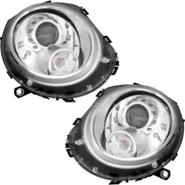 Jual M82-1101P-AS1 Headlamp Mini Cooper R55 2008-2014 Chrome Housing ...