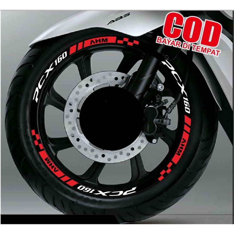 Jual Stiker Velg PCX 160 / Stiker Velg PCX 150/ Stiker Velg PCX Murah ...