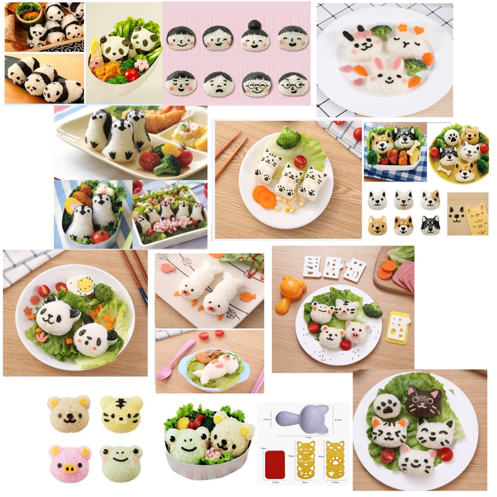 Jual [LOGU] Cetakan bento chibimaruko panda bear, Bento bekal cute anak ...