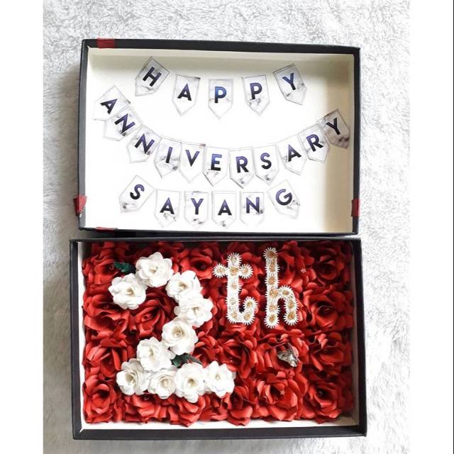 Jual Box bunga kertas dan ucapan | Shopee Indonesia