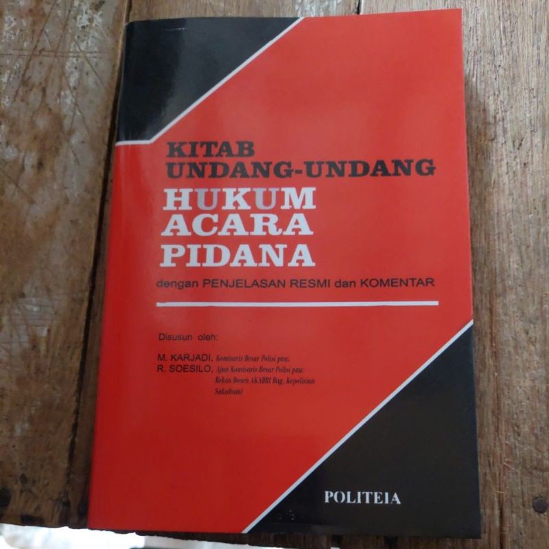 Jual KITAB UNDANG-UNDANG HUKUM ACARA PIDANA(KUHAP) | Shopee Indonesia