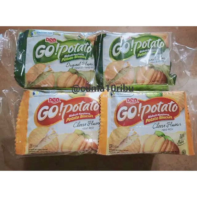 Jual go potato original dan keju 1 pack isi 10pcs | Shopee Indonesia