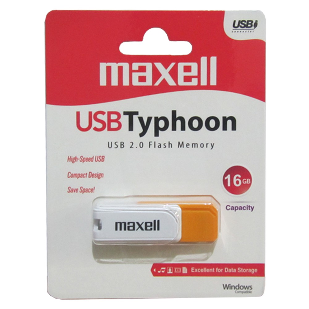 Jual Maxell USB Flashdisk Typhoon 16GB | Shopee Indonesia