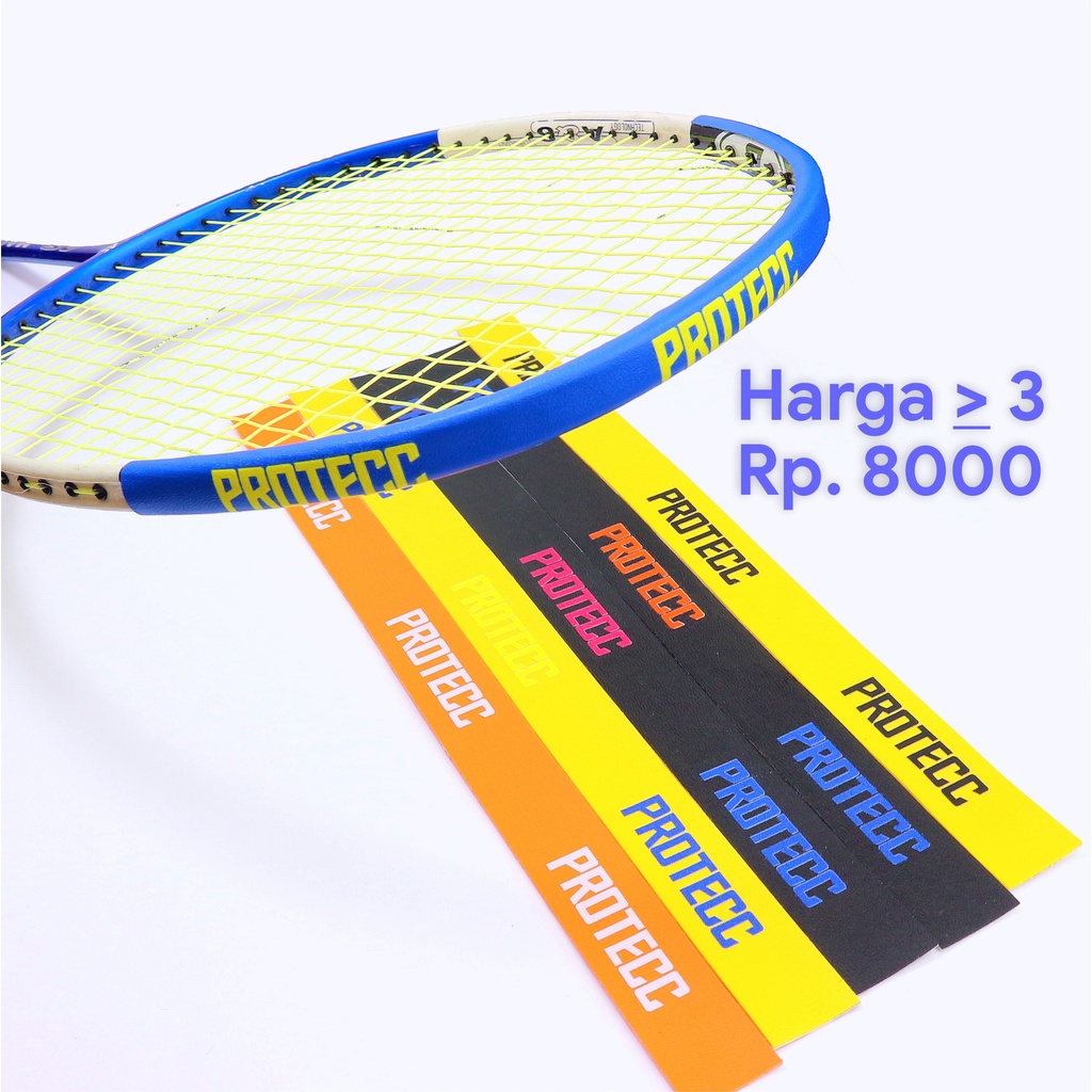 Jual STIKER PELINDUNG KEPALA RAKET BADMINTON PROTECC ANTI GESEKAN ...