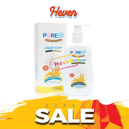 Jual Pure Baby Liquid Soap 80ml / 230ml (Sabun Bayi untuk Kulit ...