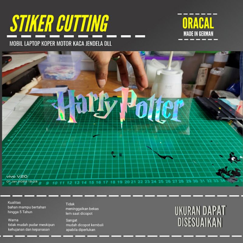 Jual STIKER HARRY POTTER CUTTING BAHAN ORACAL CUSTOM | Shopee Indonesia