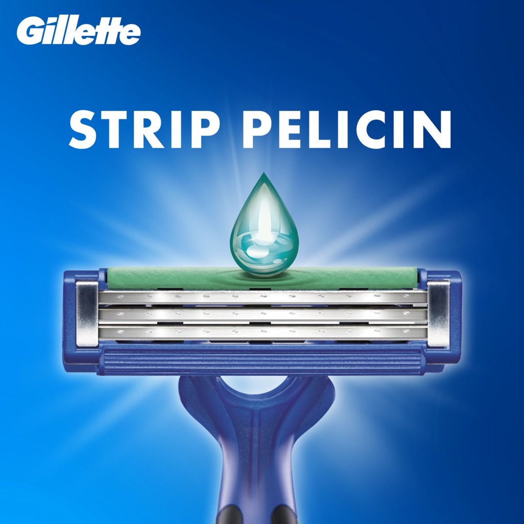 Jual Gillette Pencukur Blue 3 Flexi Razor Pisau Cukur - Isi 6 | Shopee ...