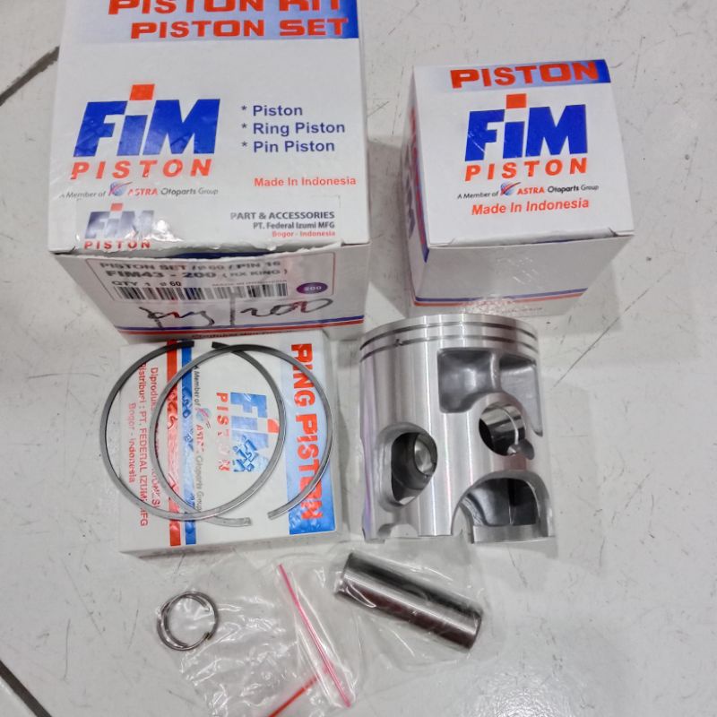 Jual piston fim rx king rxking rxk os std . 25 . 50. 75. 100. 150. 200 ...