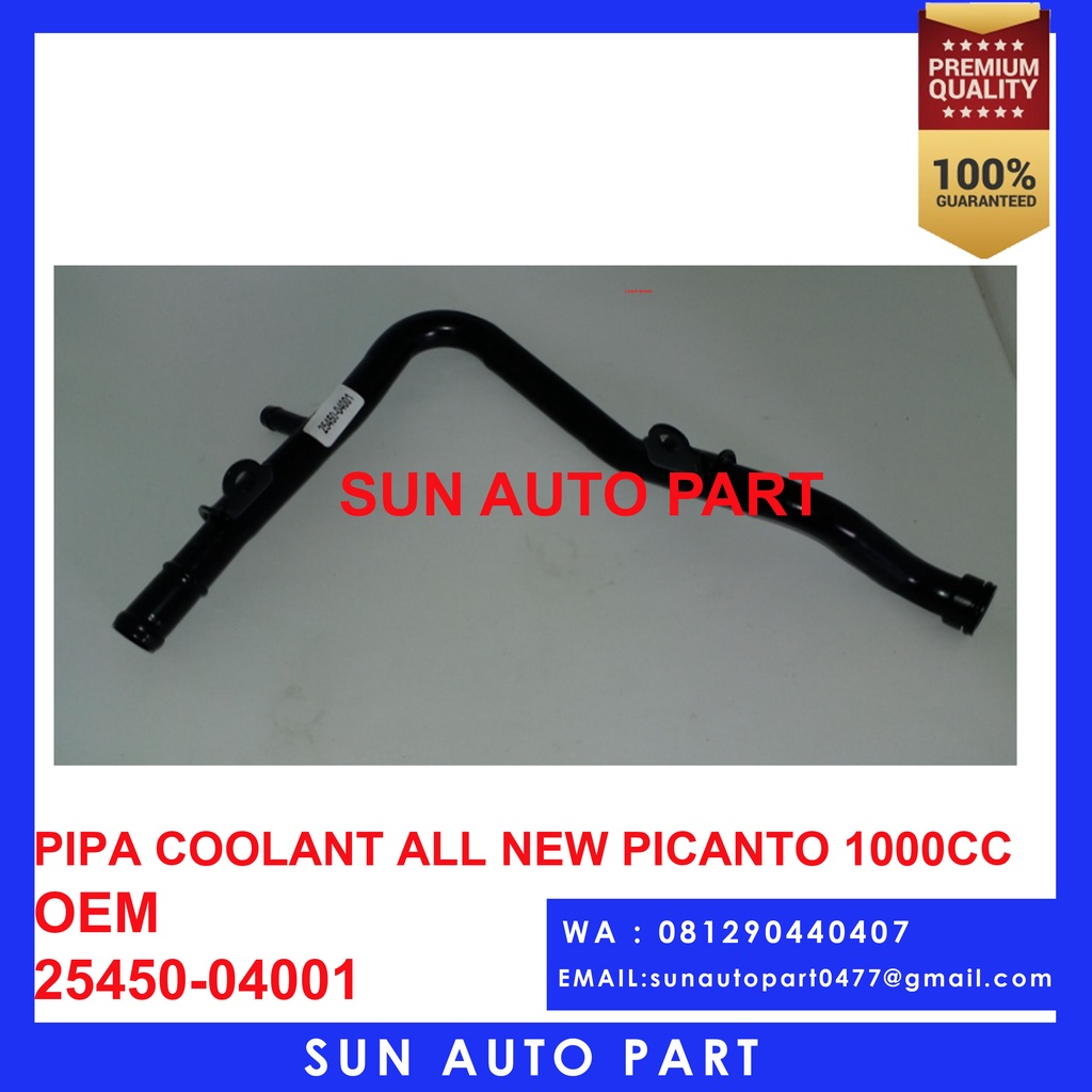 Jual PIPA COOLANT ALL KIA NEW PICANTO 1000CC 25450-04001 | Shopee Indonesia