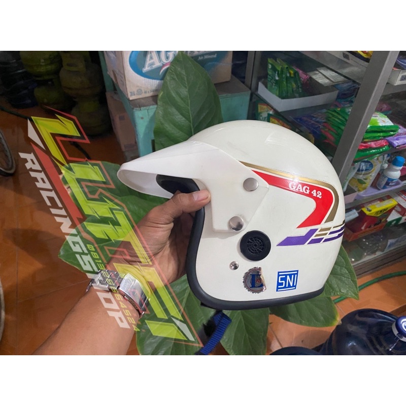 Jual ORIGINAL HELM DMI MODEL LAMA//JADUL(BARU SETOCK LAMA)Bukan ...