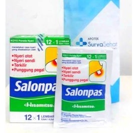 Jual Salonpas Koyo 1 sachet isi 12 lembar - Salonpas Hijau Koyo ...