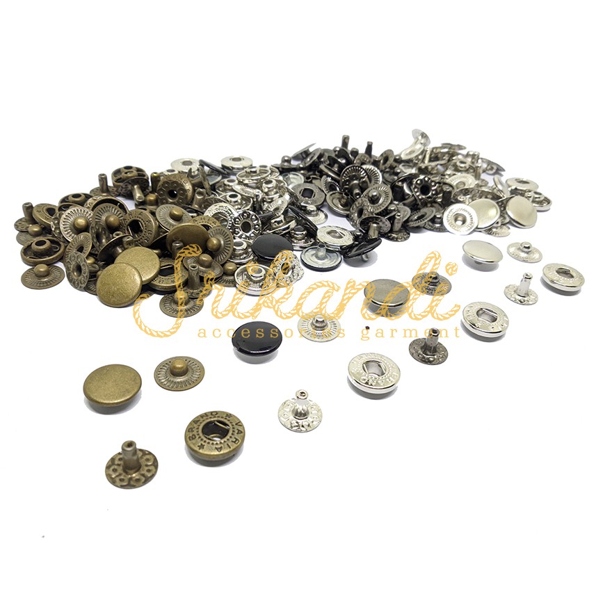 Jual Kancing Cetet Besi 12 Mm / Spring Snap Button (50 pcs) - V 330 ...