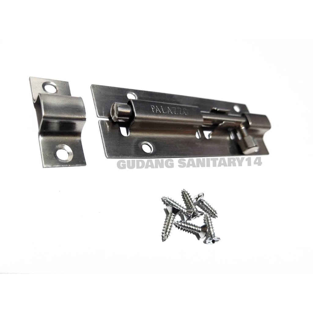 Jual Grendel stainless 4 inch grendel slot pintu slot jendela 4 inch ...