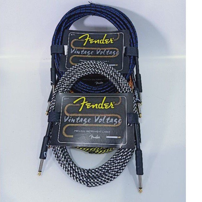 Jual Kabel Jack gitar dan Bass kabel jack fender 6m / kabel Jack ...