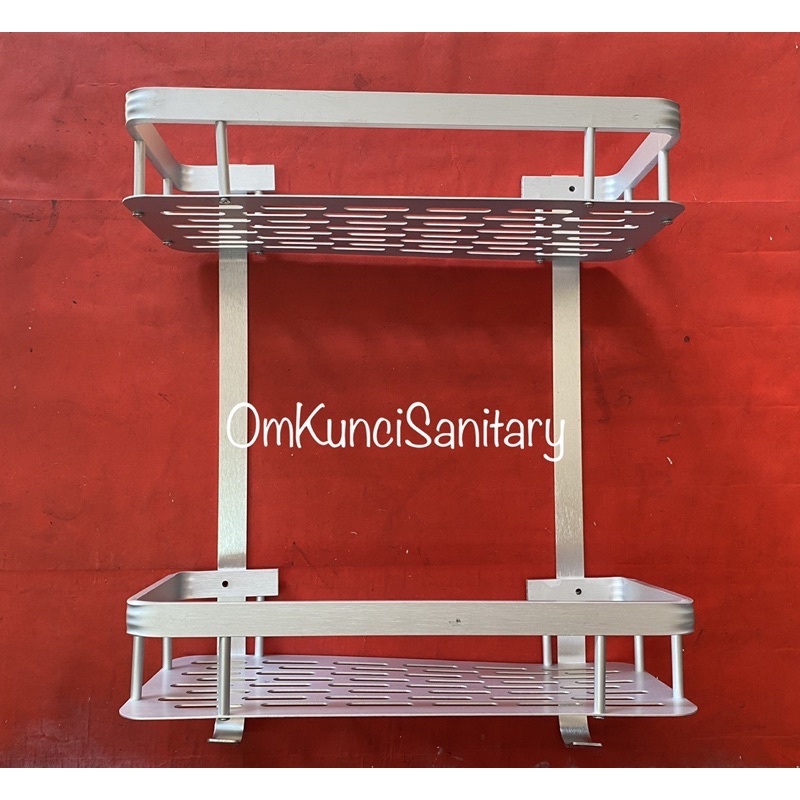 Jual Rak Sabun Shampo Kotak 2 Susun Rak Sabun Sampo Kamar Mandi ...