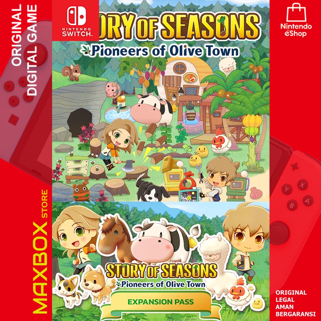 Jual STORY OF SEASONS: Pioneers of Olive Town + Expansion Pass Set ...