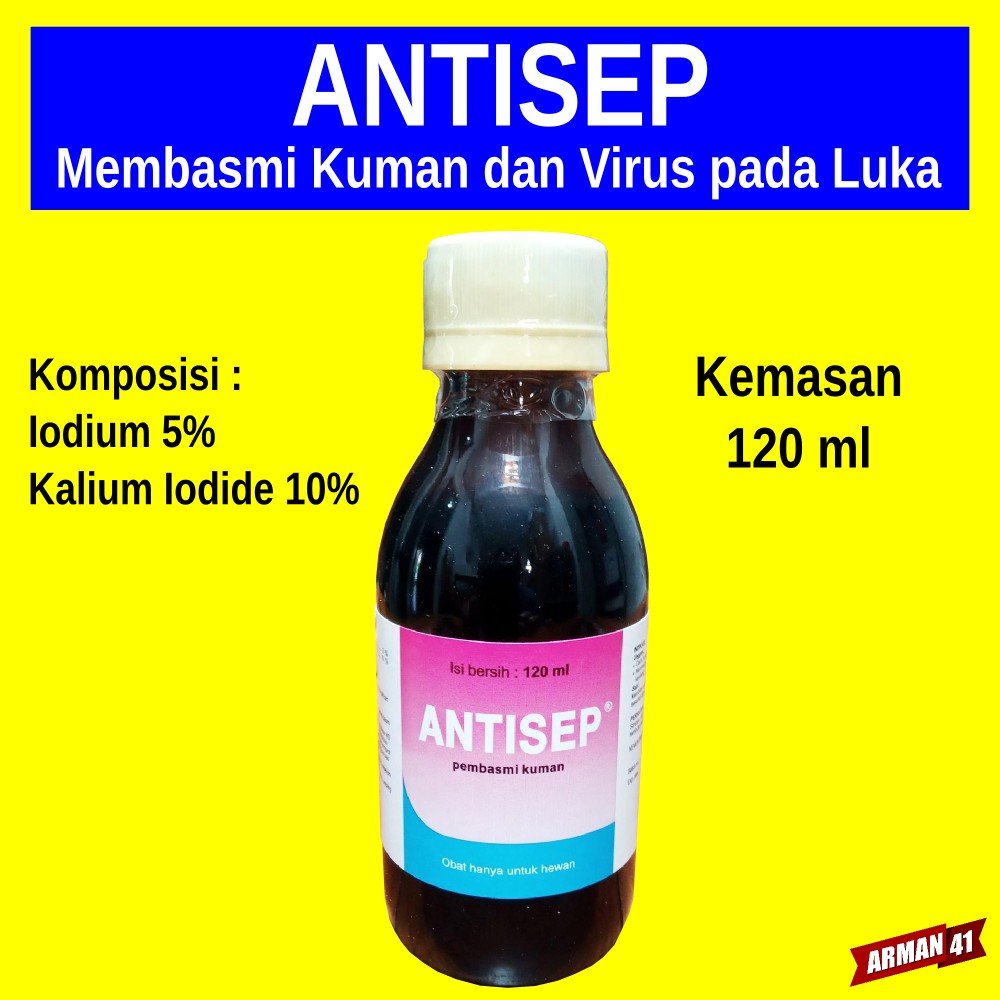 Jual Pembasmi Kuman dan Virus Luka Cacar Infeksi Kulit Ayam Unggas Sapi ...