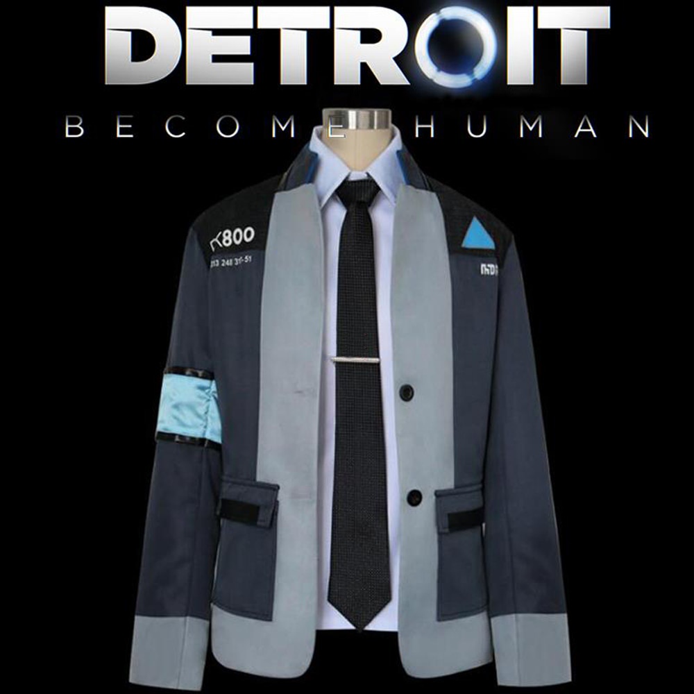 Jual PREORDER Game Detroit: Become Human Connor Cosplay Costume RK800 ...