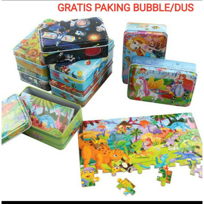 Jual MAINAN EDUKASI PUZZLE 60 KEPING / JIGSAW 60 PCS / PUZZLE 60 KALENG ...