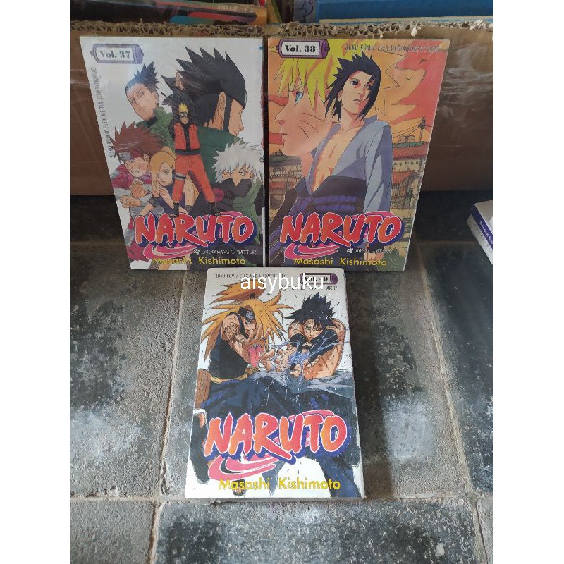 Jual cabutan komik Naruto 37 38 40 | Shopee Indonesia