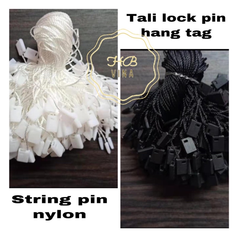 Jual tali lock pin nylon / tali hangtag baju / 1000pcs | Shopee Indonesia