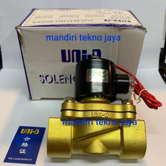 Jual Solenoid valve UNI-D 2way UW-25 drta 1 inch AC220/DC24 | Shopee Indonesia