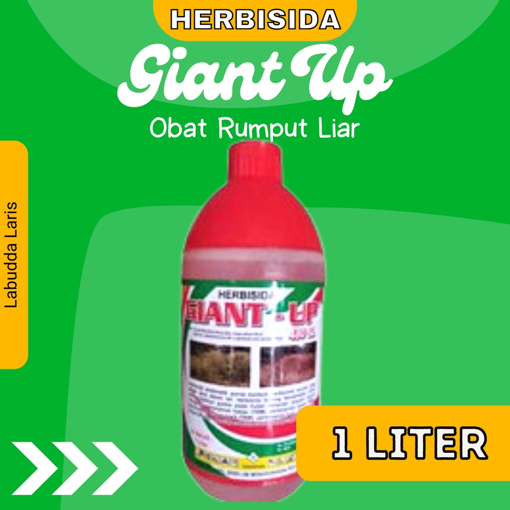 Jual Giant Up Herbisida Rumput 1 Liter Obat Pembasmi Rumput Racun Obat ...
