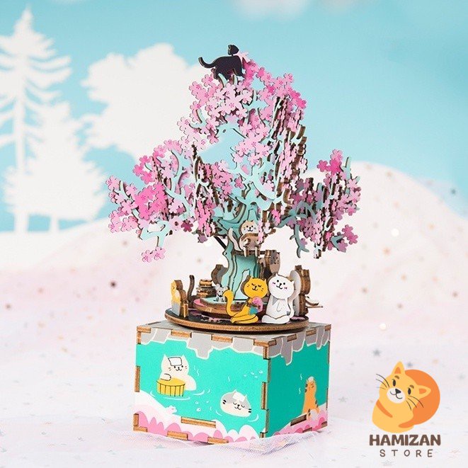 Jual KKV Rolife Cherry Blossom DIY 3D Puzzle Pohon Sakura Dengan Music ...