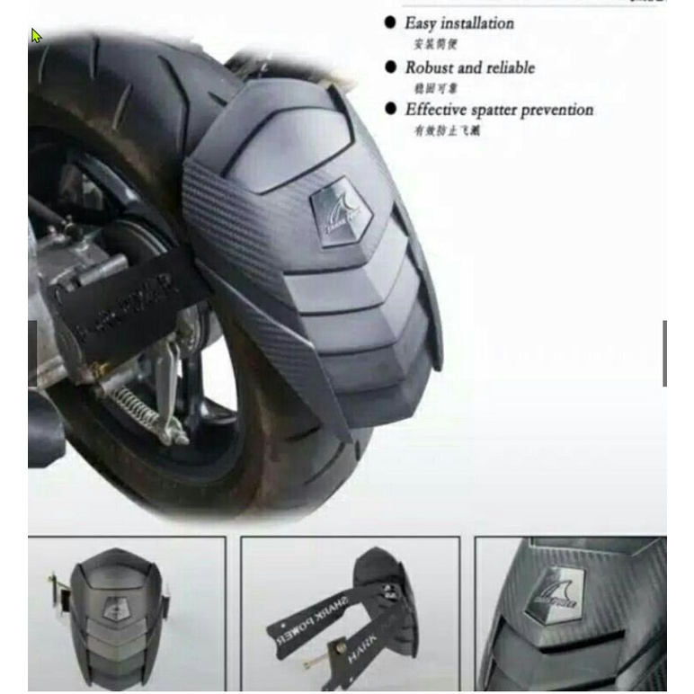 Jual Mud Guard Mudguard New msx Universal R15 Cbr150r Vixion, Ninja R25 ...