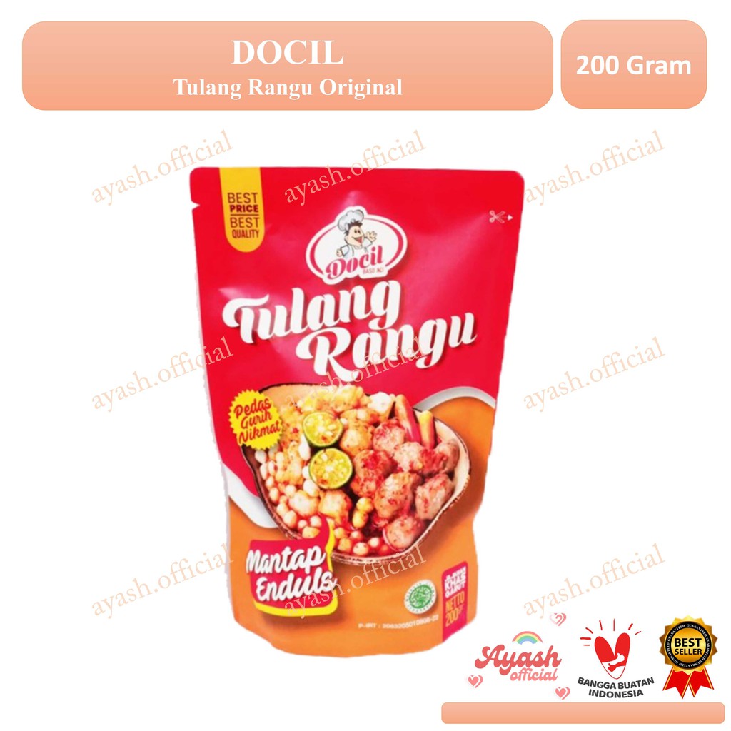 Jual DOCIL Baso Aci TULANG RANGU Original | Shopee Indonesia