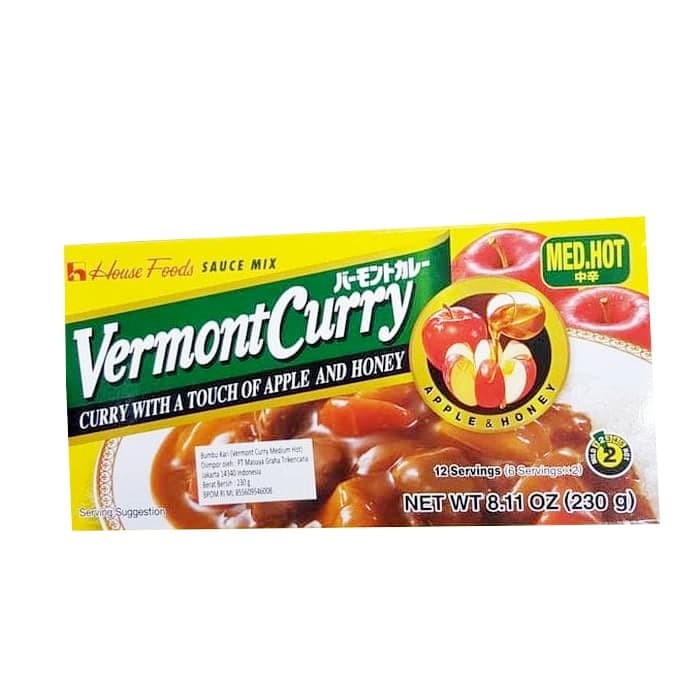 Jual House Vermont Curry Jumbo Medium Hot 230 GR | Shopee Indonesia