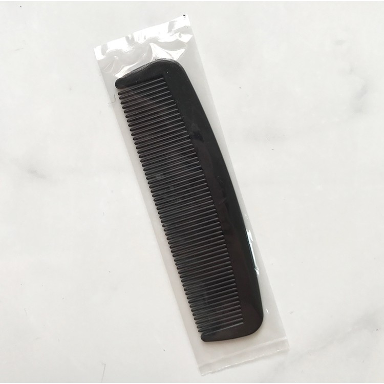 Jual Sisir Hitam saku Plastik Pomade Hair Black Comb Hotel Amenities ...