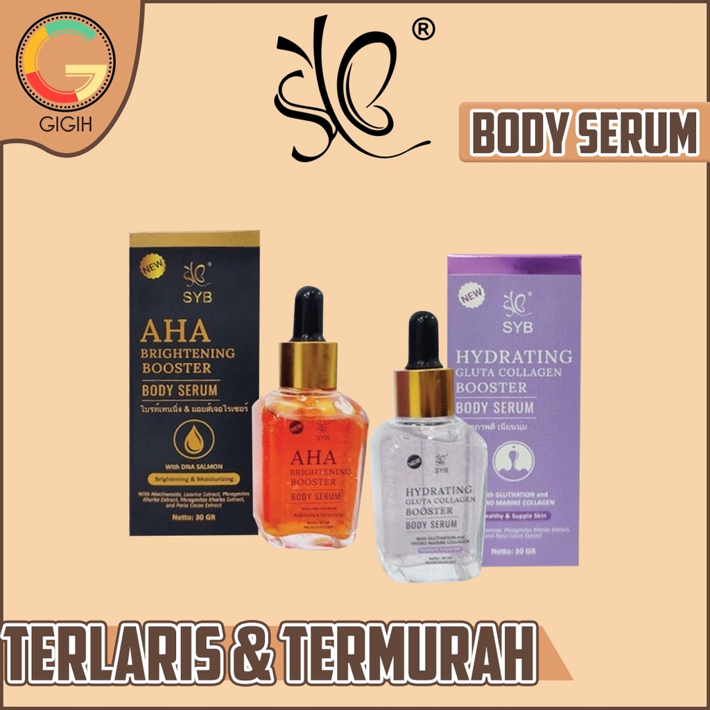 Jual SYB BODY SERUM 30ML ( AHA BOOSTER / HYDRATING ) | Shopee Indonesia